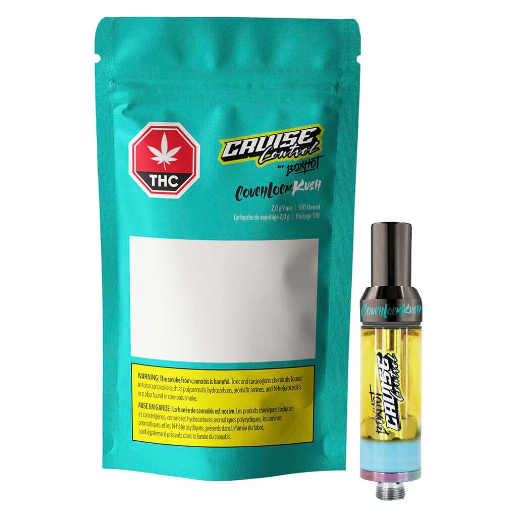 BOXHOT Cruise Control | Couch Lock Kush Vape Cartridge | RARE Cannabis Co.